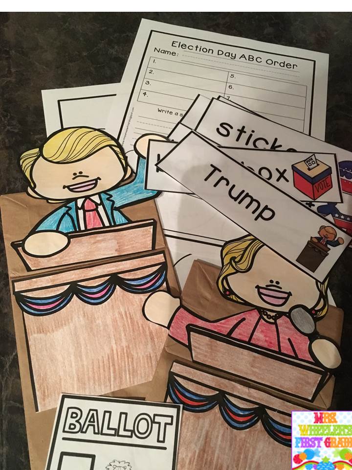 Mrs. Wheeler's First Grade Tidbits: Election Day
