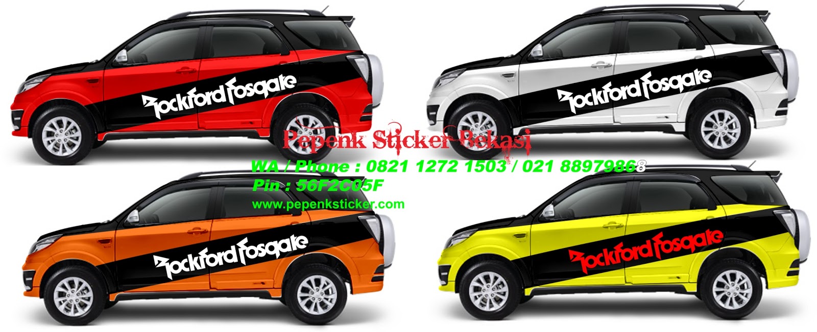 50+ Sticker Mobil Terios, Terpopuler!