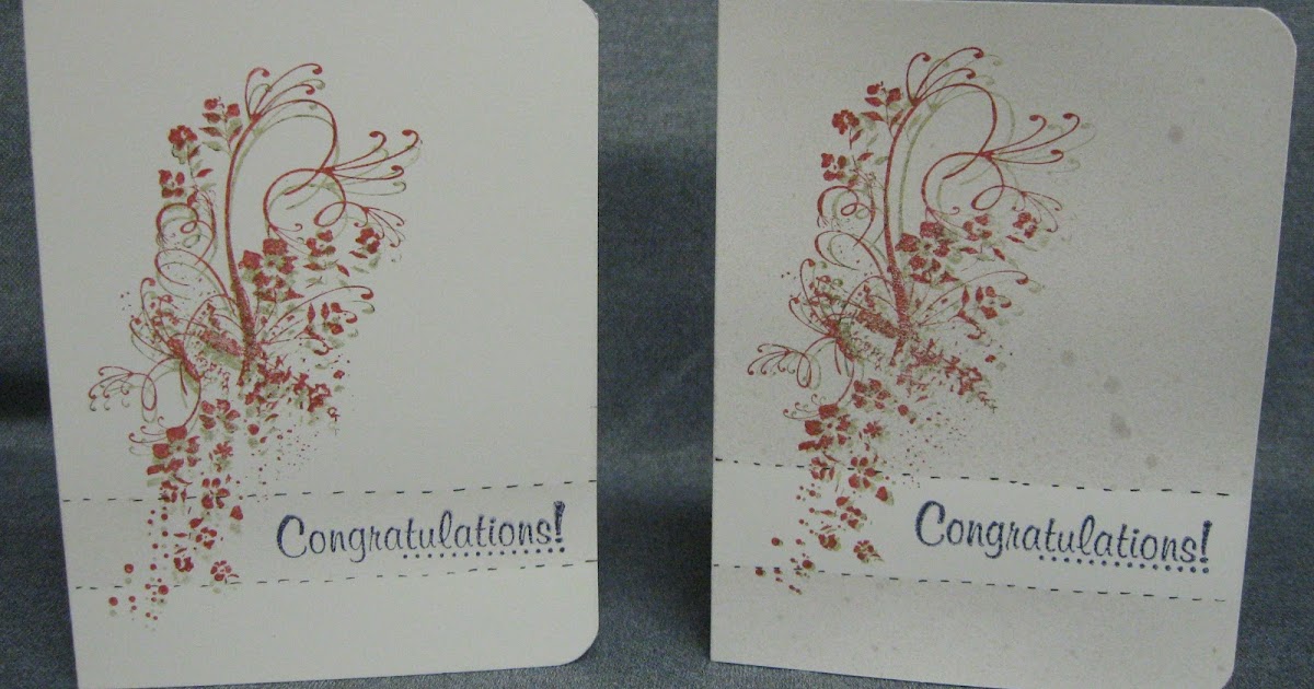 One Layer Congratulations Card