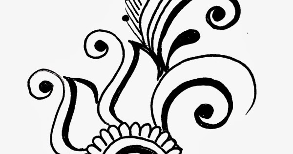 Progressive drawing of a motif