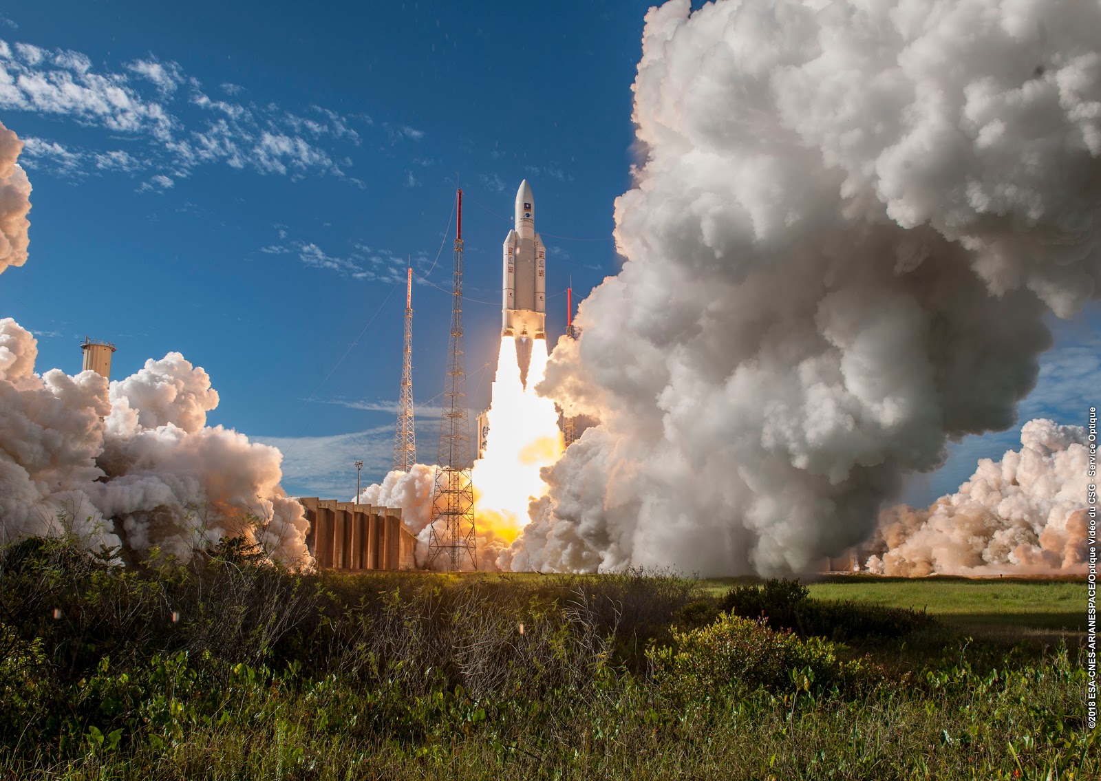 Friends of NASA: Galileo Satellite Mission: Ariane 5 Rocket Liftoff | ESA