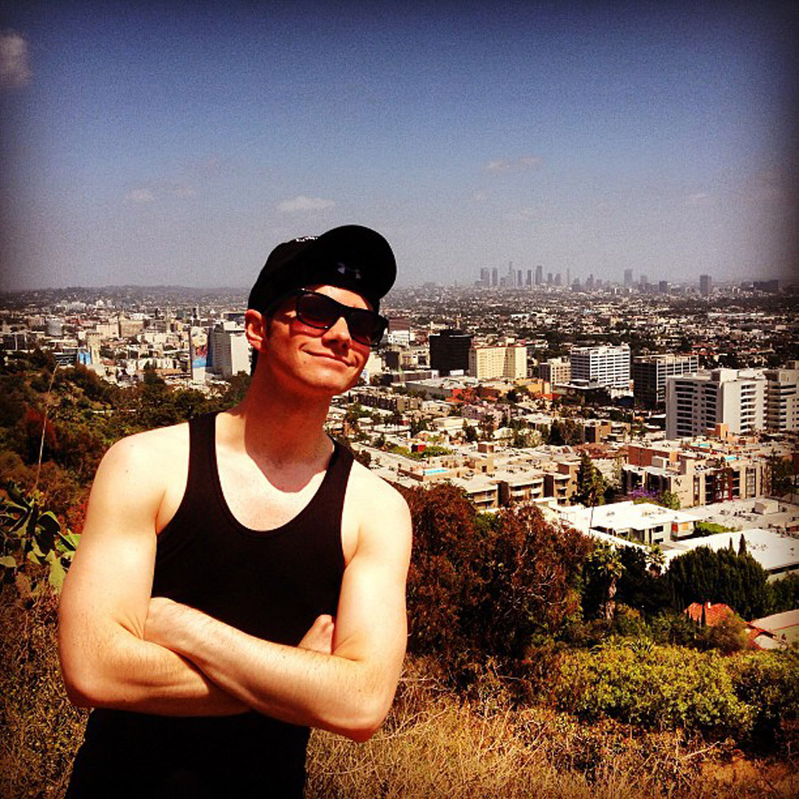 Chris Colfer Muscles