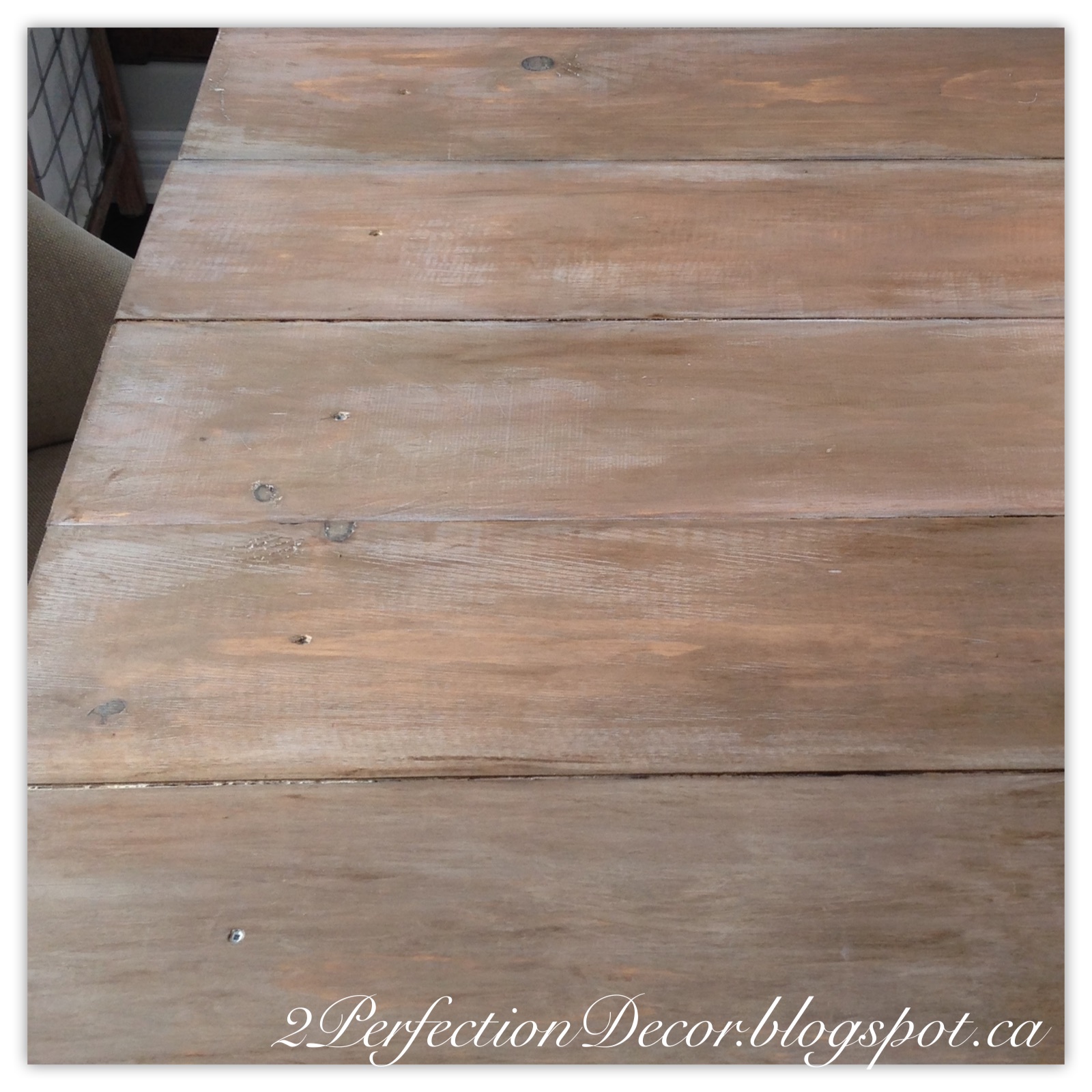 2Perfection Decor: How to create a rustic aged wood look