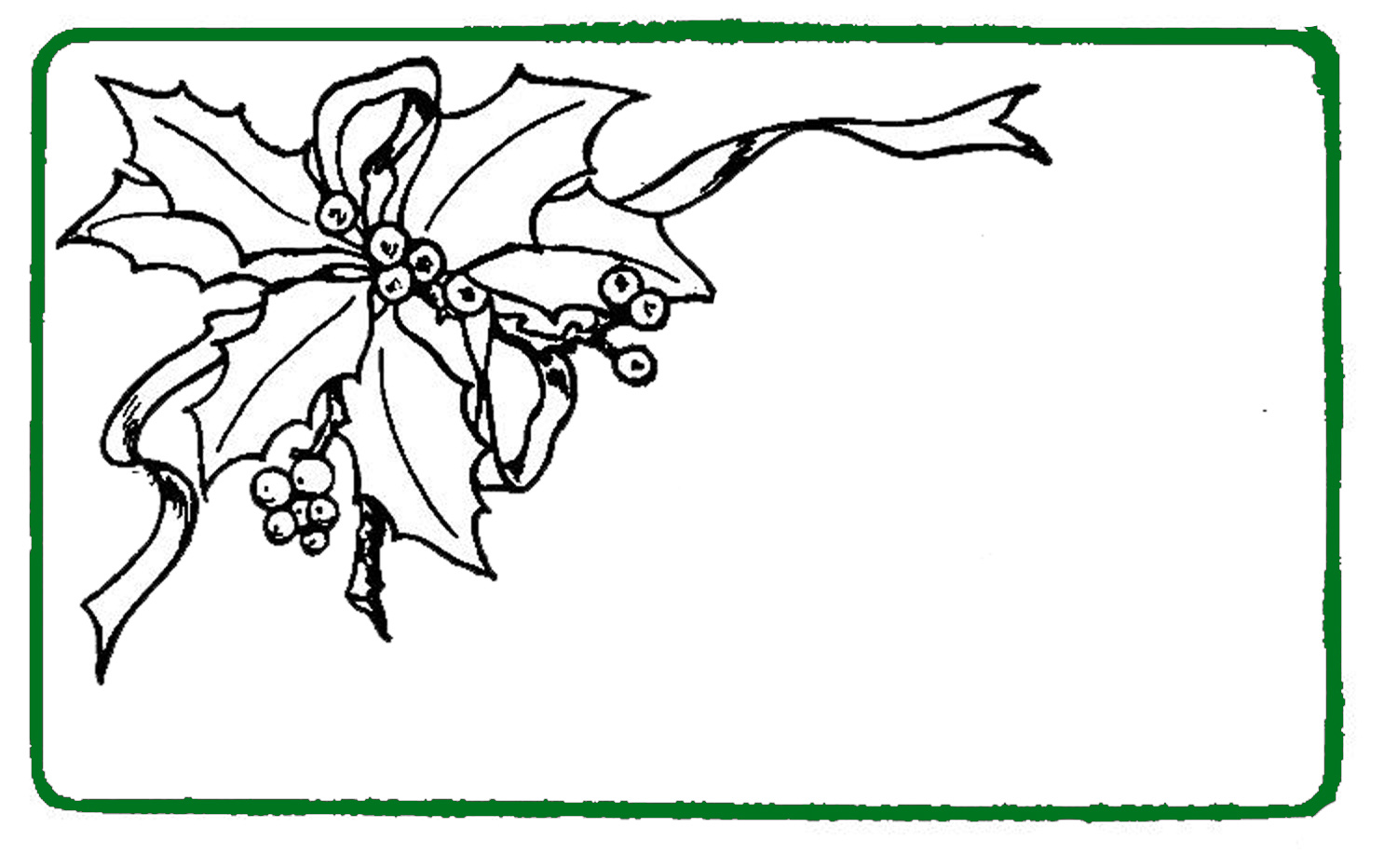 Piešiniai ir darbeliai: Spalvinimo paveiksliukas - Kalėdinė atvirutė