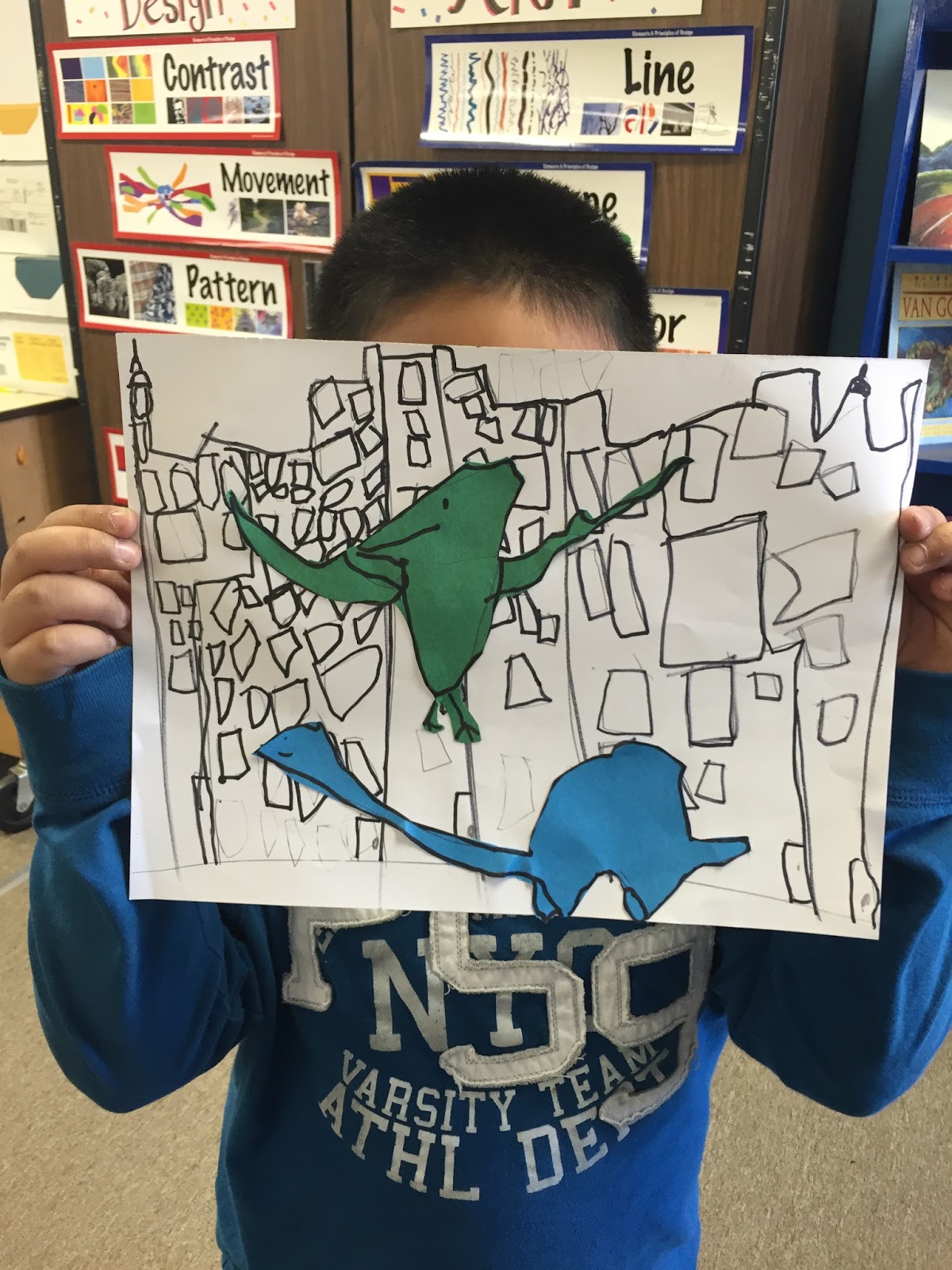 Elements of the Art Room: kindergarten & 1st If the Dinosaurs Came Back