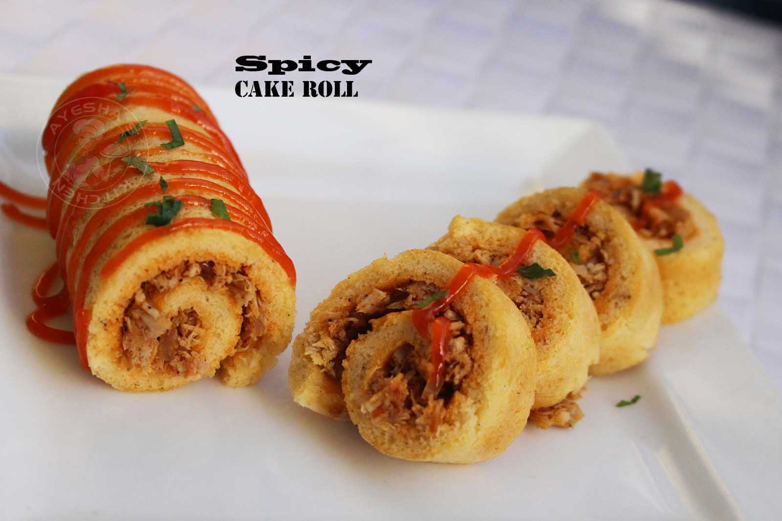 SPICY SNACKS / QUICK SNACKS - SPICY CHICKEN CAKE ROLL