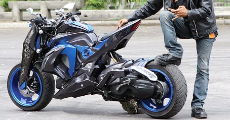 Modifikasi Motor Matic jadi Moge, yang ke 5 itu loh, Wow!