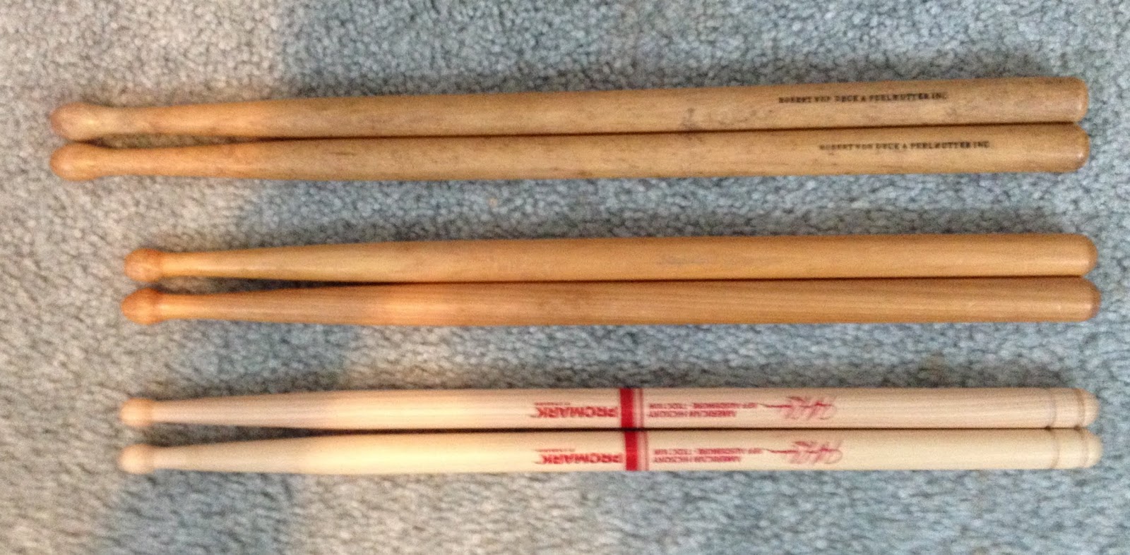 drumlove: Big. Really BIG: Vintage drum sticks