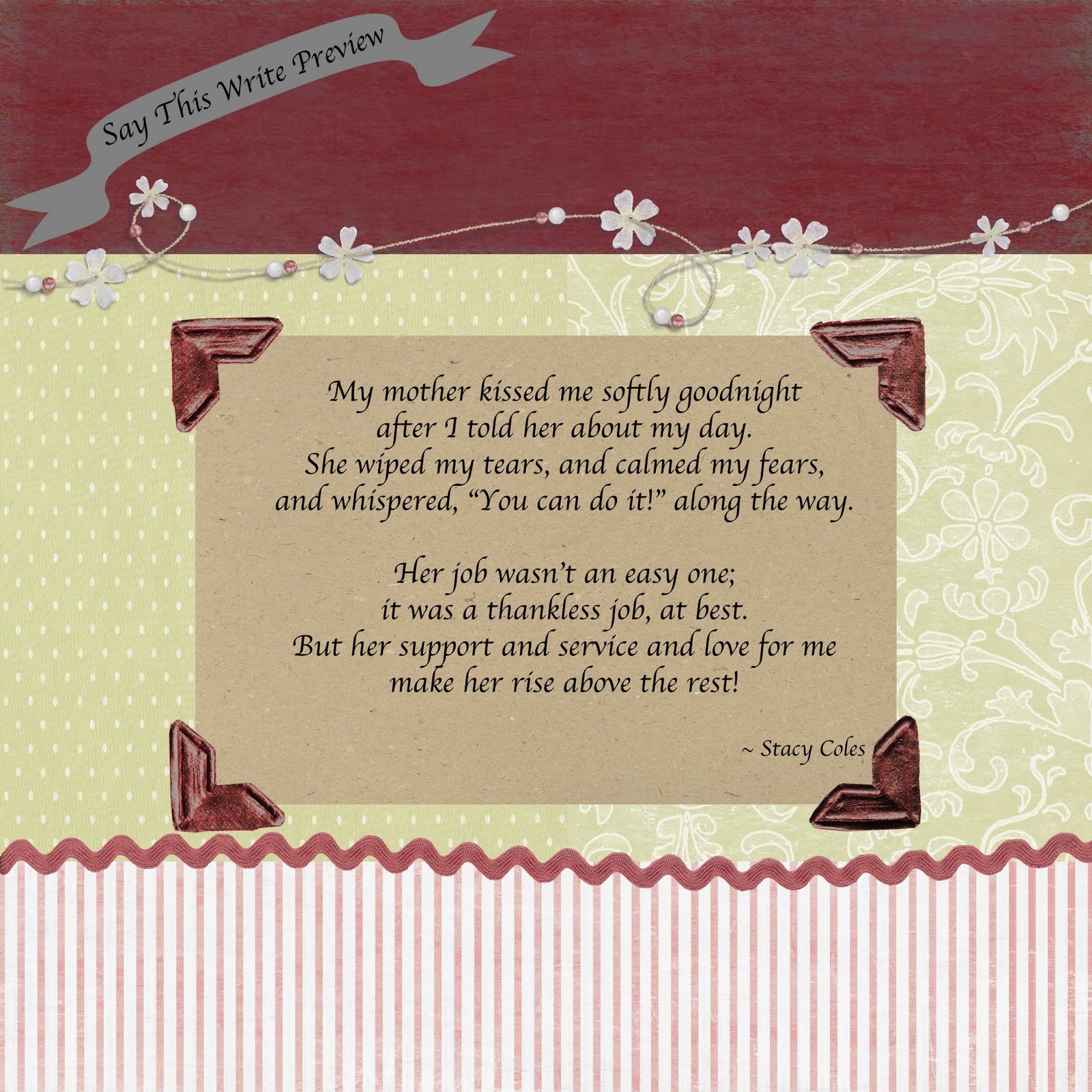 Say This Write: Thought Boxes