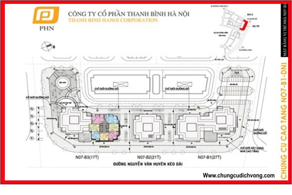 bán chung cư N07 Dịch Vọng uy tín tại tòa nhà B1 đến B3