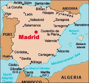 Mr. Jones' Adventures in Spain!: Map of Madrid