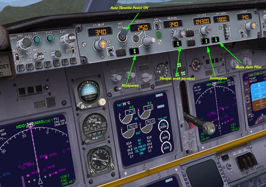 Tutorial Singkat Auto Pilot Microsoft Flight Simulator ( FSX )