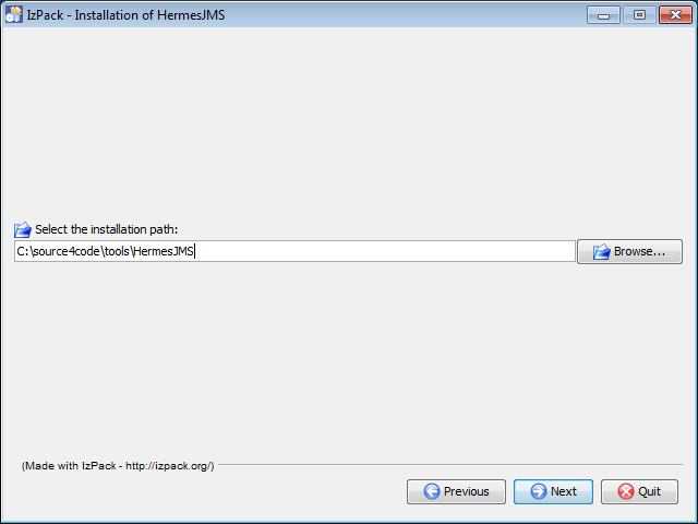 s4c - import: JMS - Install HermesJMS on Windows