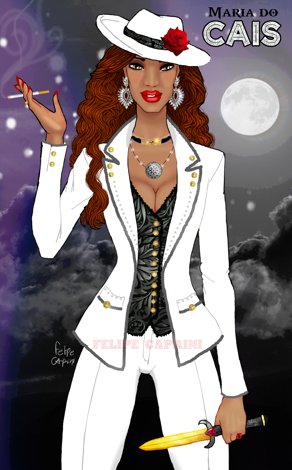 Desenho: Serie de Pombagiras - Malandras