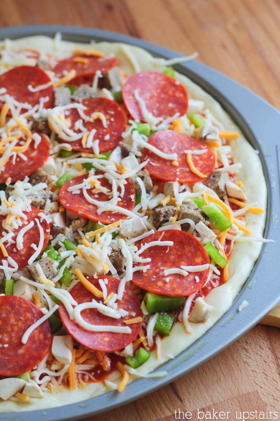 Perfect Homemade Pizza + Tips For Family Pizza Night! - The Baker Upstairs