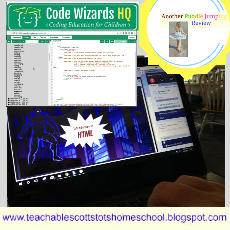Puddle Jumping: Homeschool Review Crew - CodeWizardsHQ