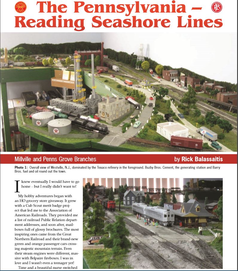 PRSL: N Scale Magazine - The PRSL - the Millville & Penns Grove Branches
