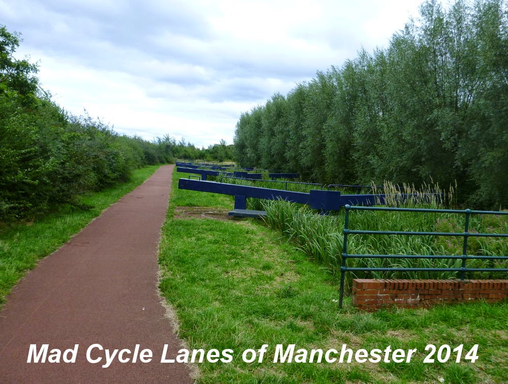 Mad Cycle Lanes of Manchester: Tyldesley & Roe Green Looplines etc