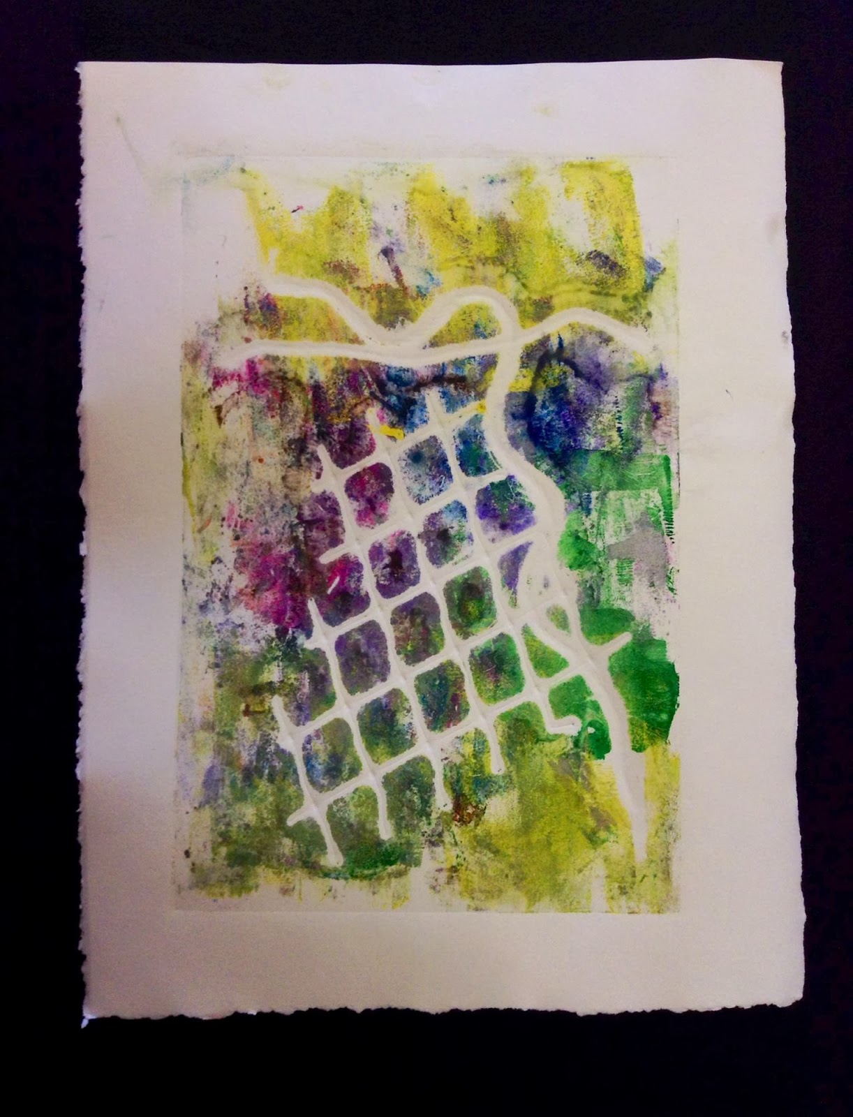 One Crayola Short: Monoprint Making