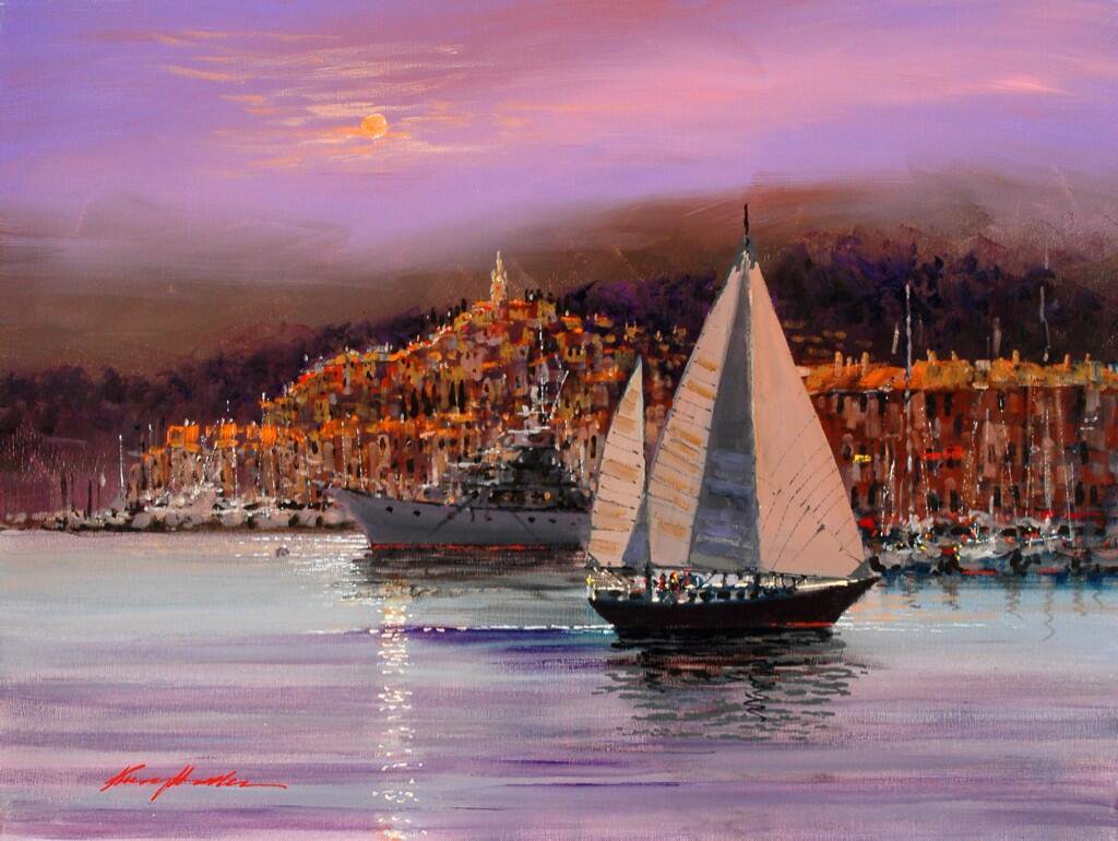 Kerry Hallam, 1937 | Abstract Impressionism painter | Tutt'Art ...