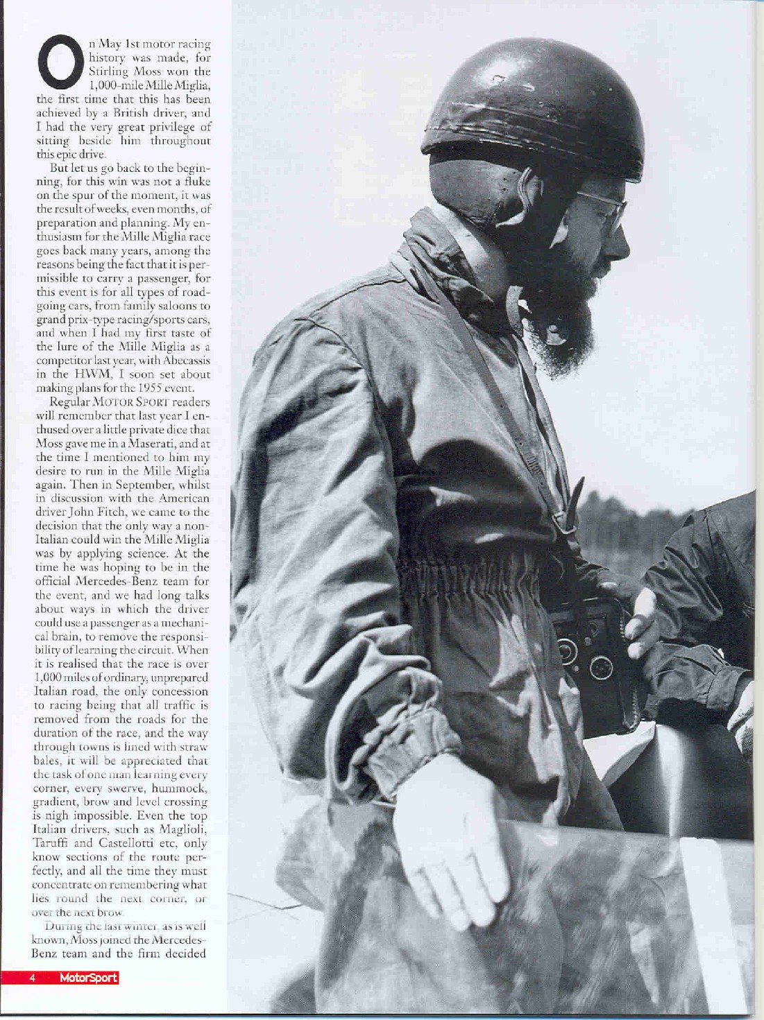 HISTORIAS QUE VIVEMOS: MILLE MIGLIA 1955 - Denis Jenkinson - I