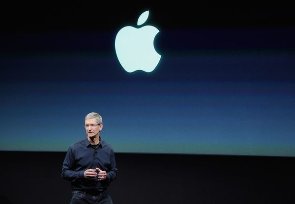 iPhone 5 APPLE PRESS CONFERENCE: CEO TIM COOK TAKES THE STAGE