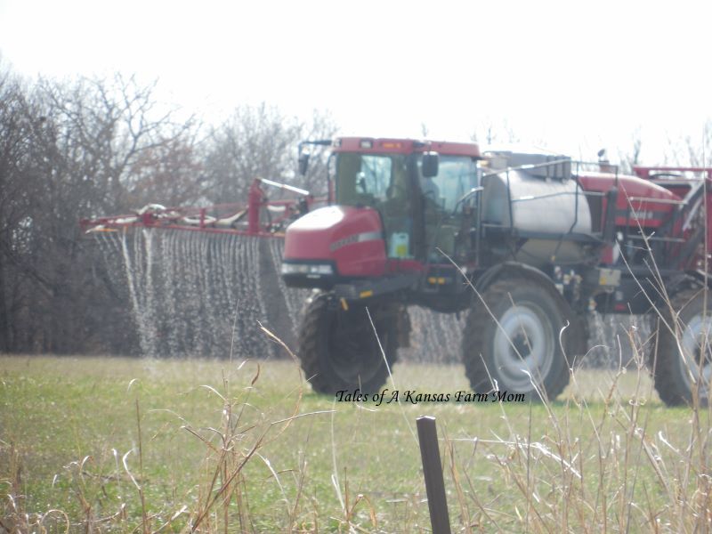 Tales of a Kansas Farm Mom: Spoon Feeding Nitrogen to Wheat