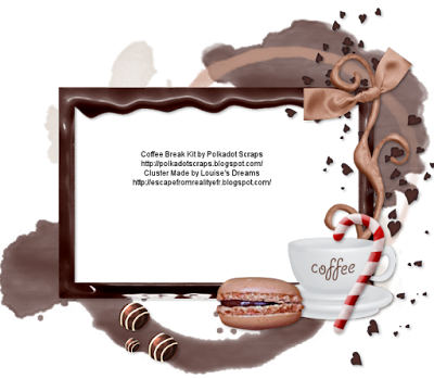 Escape From Reality Blog: FTU 'Coffee Break' Cluster & Cluster Frames