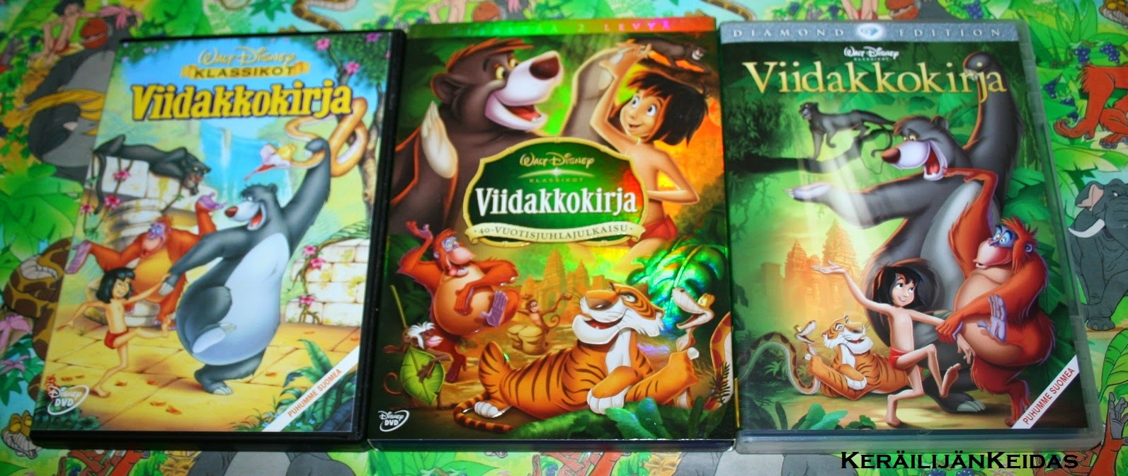 Keräilijän Keidas: Viidakkokirja kolmas dvd julkaisu