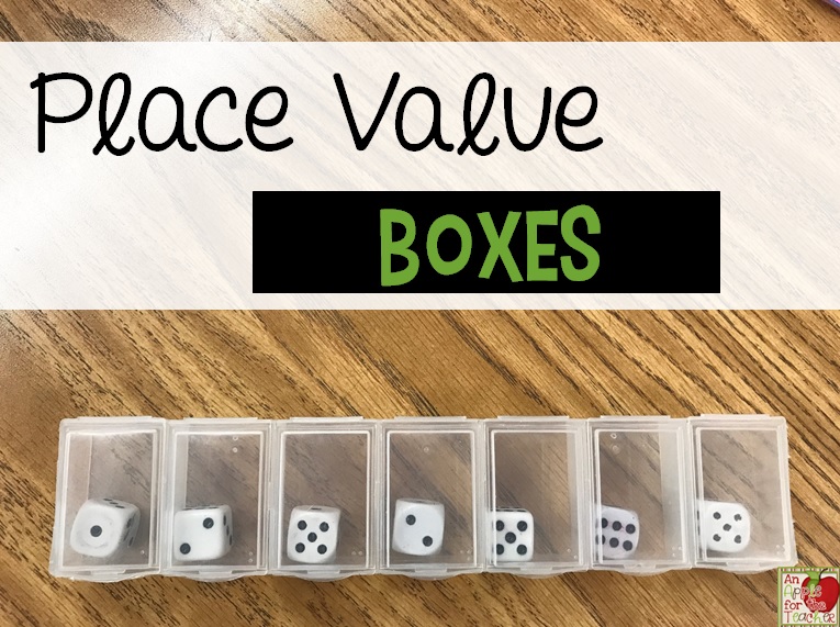 An Apple For The Teacher: Using a Pill Box and Dice to Practice Place Value