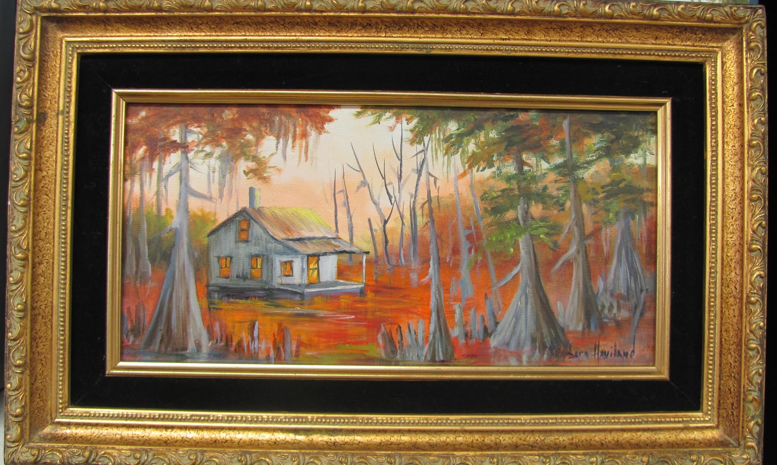 Landscape Artists International: Sunrise in The Bayou by Barbara ...