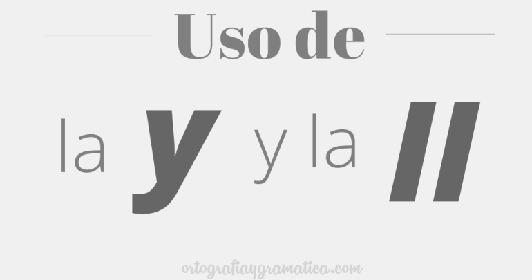 Uso de Y, LL