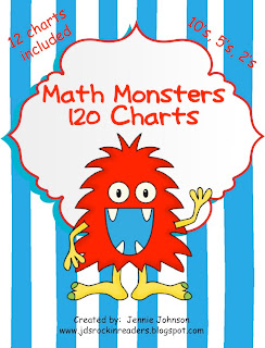 Classroom Freebies Too: Monster Skip Counting 120 Charts