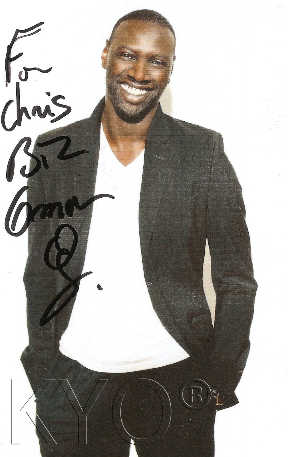 Chris Autographs: Omar Sy