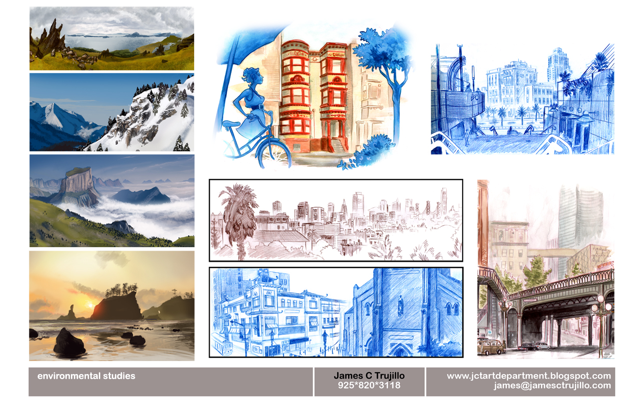 Illustration Updates: VISUAL DEVELOPMENT PORTFOLIO