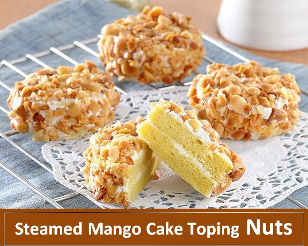 Steamed Mango Cake Toping Nuts - BEAN GIRRAS
