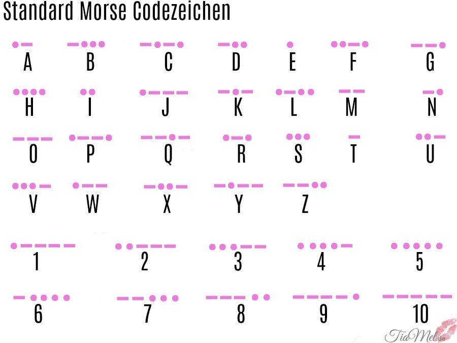 DIY Morsezeichen im Perlen-Fußkettchen - TiaMel