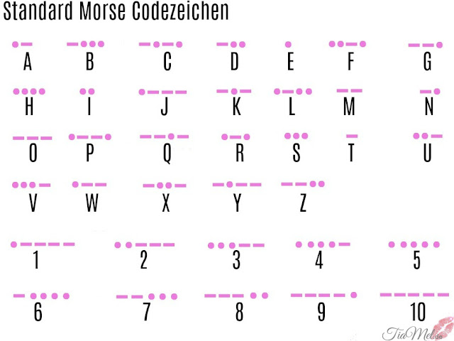 DIY Morsezeichen im Perlen-Fußkettchen - TiaMel
