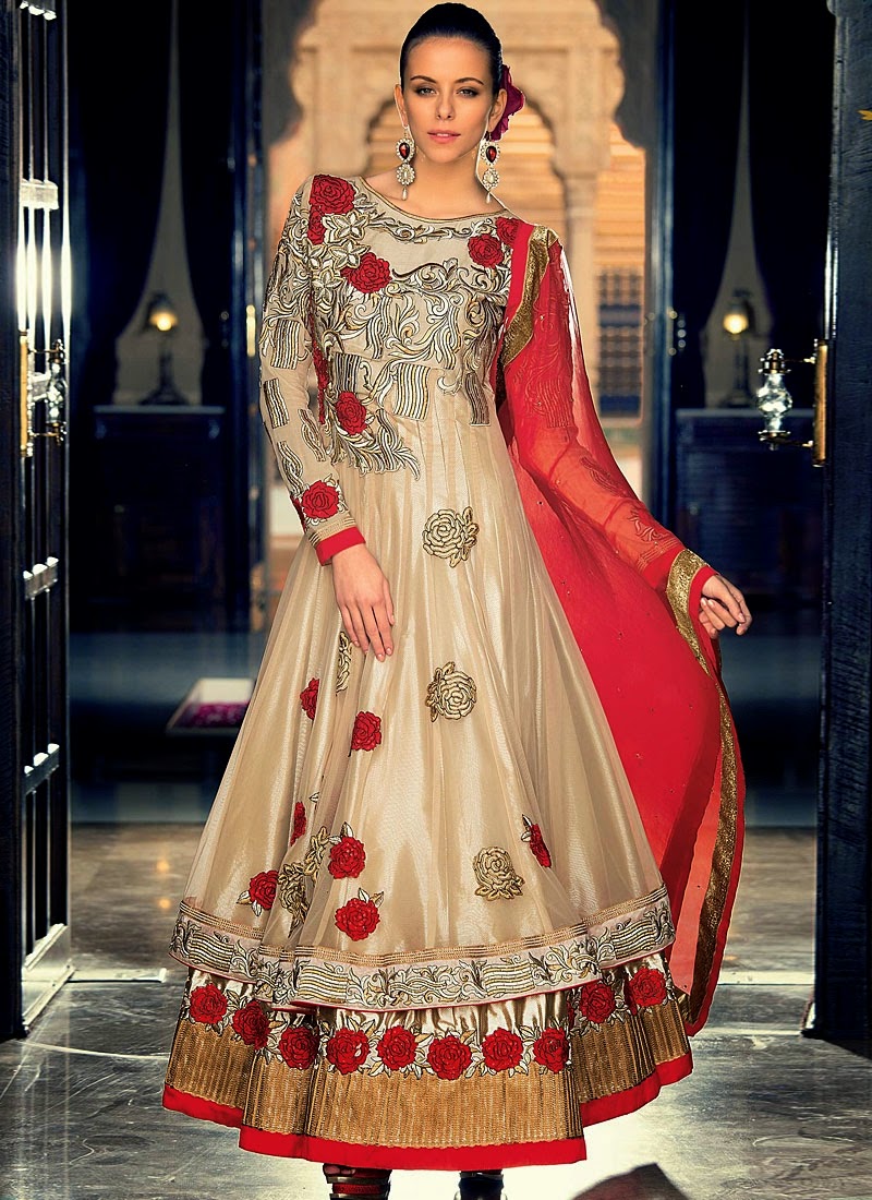 Modern Fashion: Alluring Anarkalis Magnificent Embroidered Anarkalis