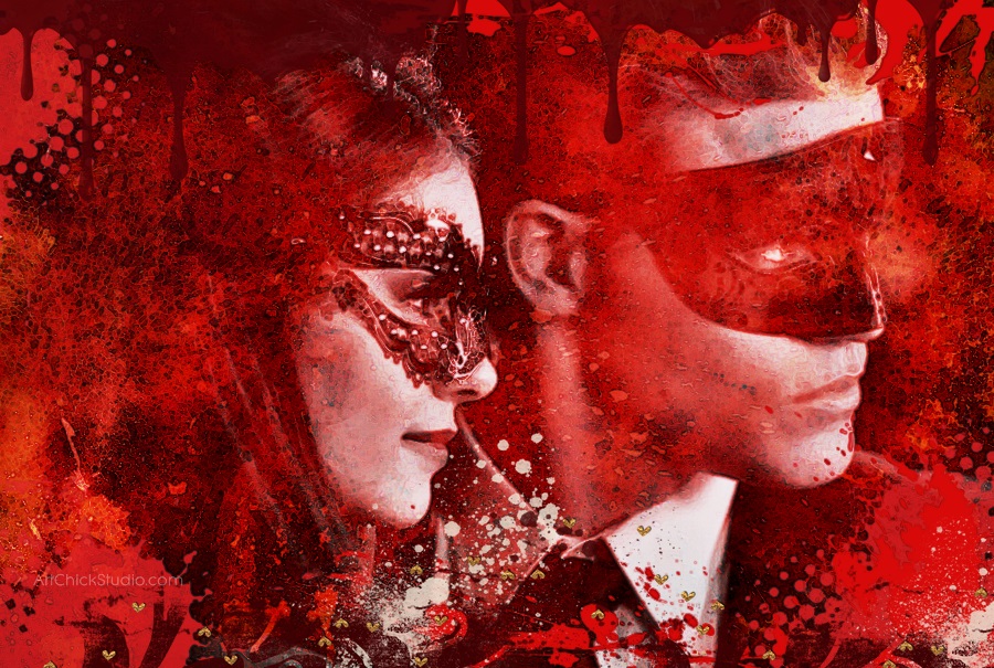 Masked TVD Digital Art | Art Chick Studio