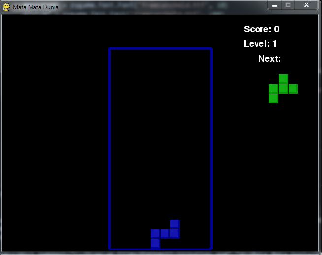 Tutorial Game Tetris Dengan Python 3.6++