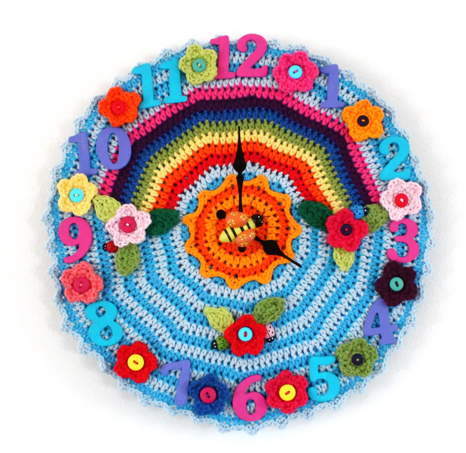 Free Patten: Crochet Clock Pattern | Free Amigurumi And Crochet Patterns