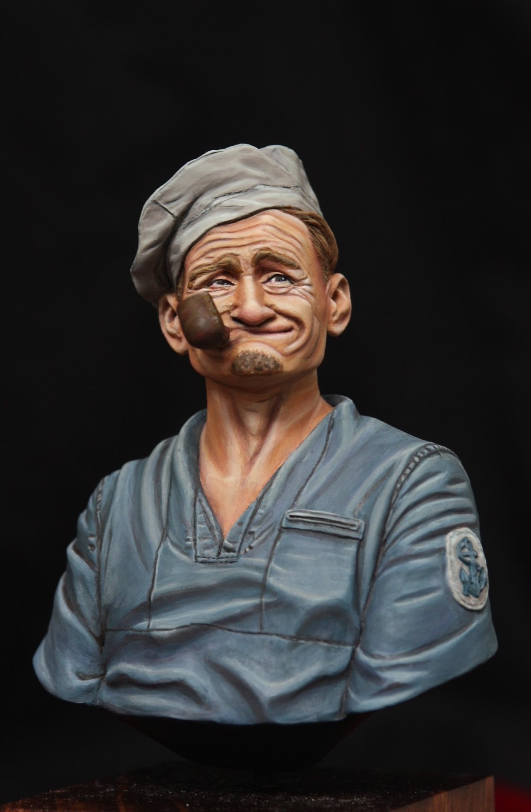 PAINTED FIGURES BY MIKE CRAMER: British Sailor "A Leading Stoker" 1940