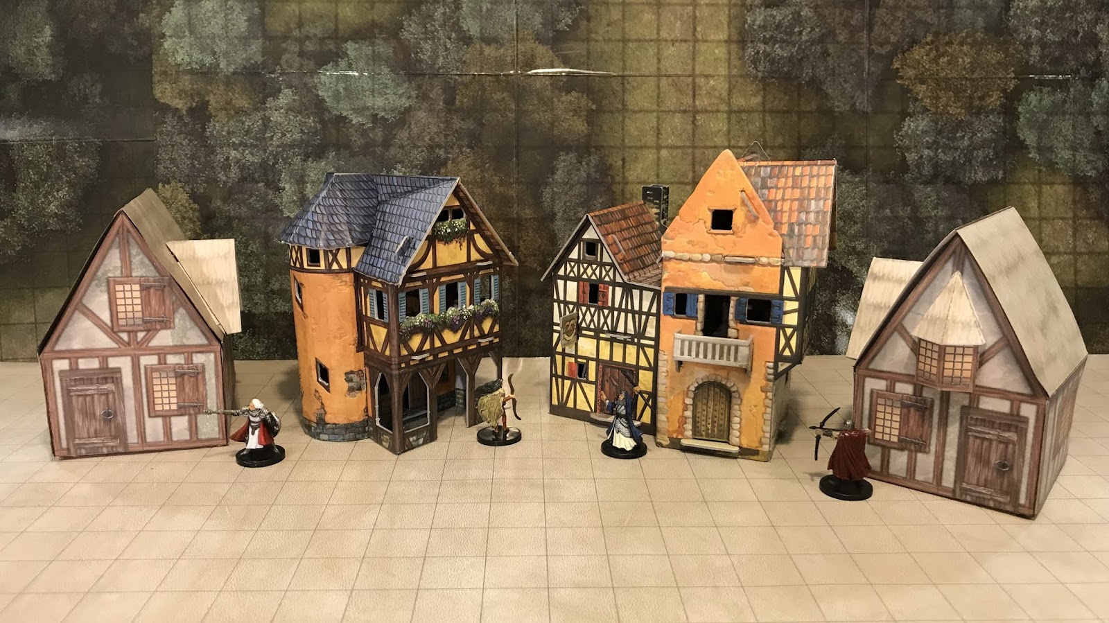 Raging Owlbear: D&D: Cheap Village Terrain