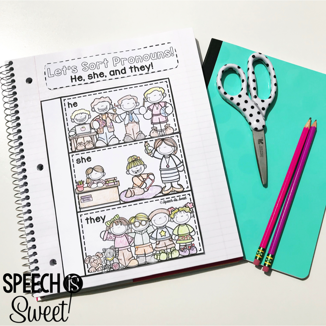 August Interactive Language Notebook - Speech is Sweet