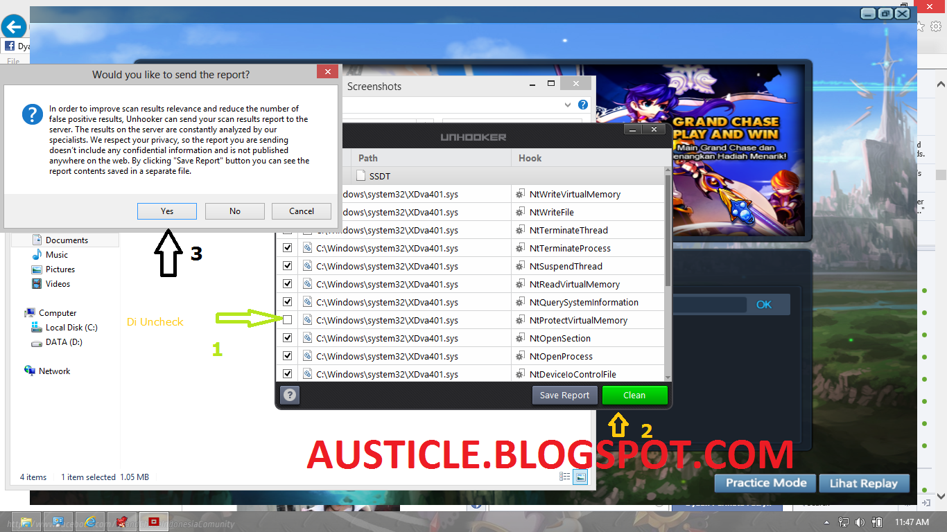 Tutorial Bypass Cheat Using WINDOWS 8 (Fixed Unhooker Link) | Austicle