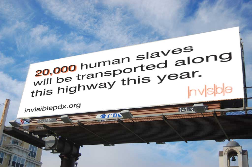 Paul Calvert Designs: Invisible Charity Billboard