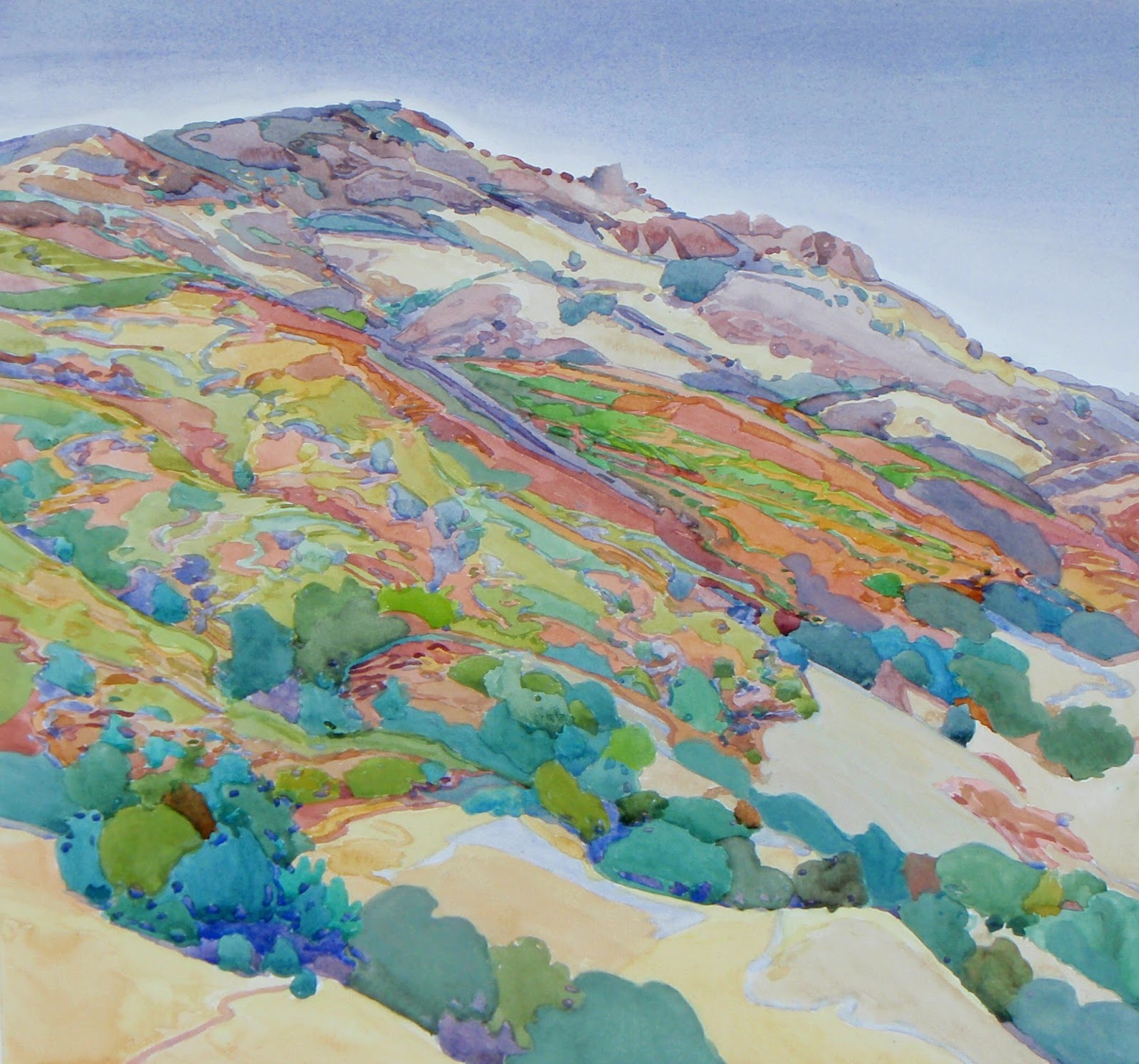 robin purcell california watercolors in the plein air tradition: 2017