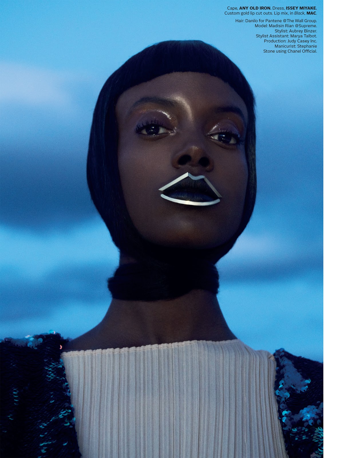 Vogue Portugal Beauty Fashion Editorial with model Madisin Rian ...
