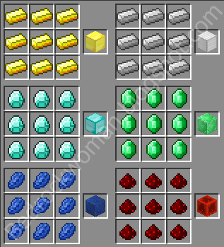 MINECRAFT: Todos los crafteos de minecraft 1.6.2